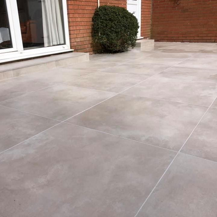 Volcano Beige Porcelain Paving garden patio