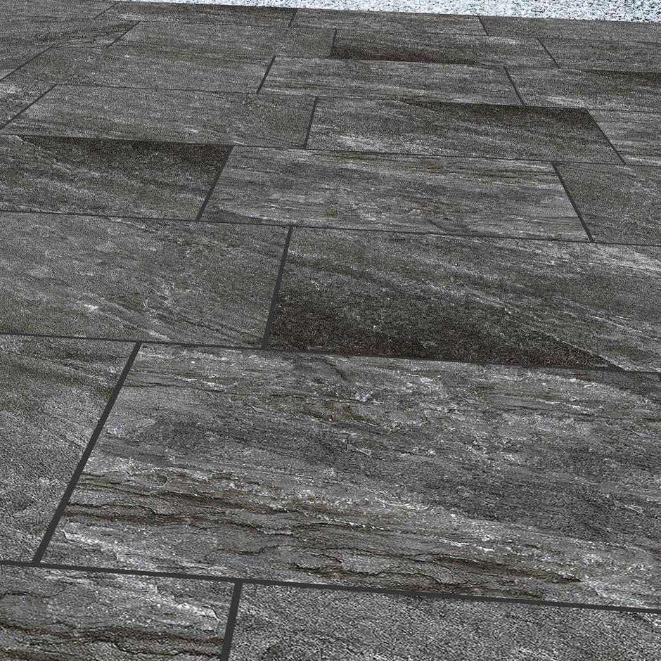 Rasa Nero Porcelain Paving garden paving slab