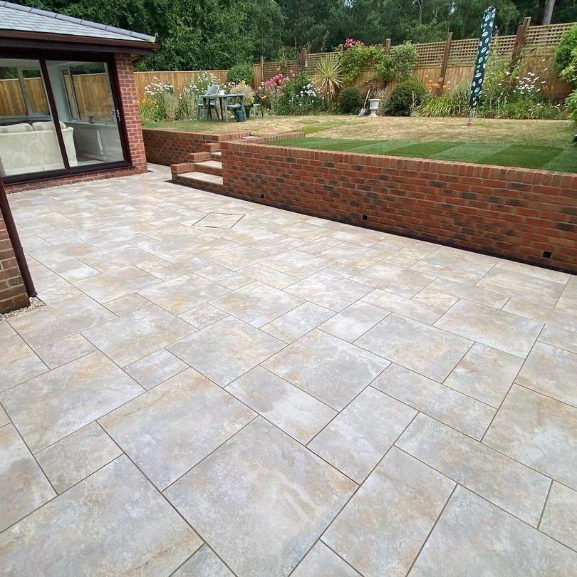Spectrum Burlington Rust Porcelain Paving I Stone Zone & Landscaping ...