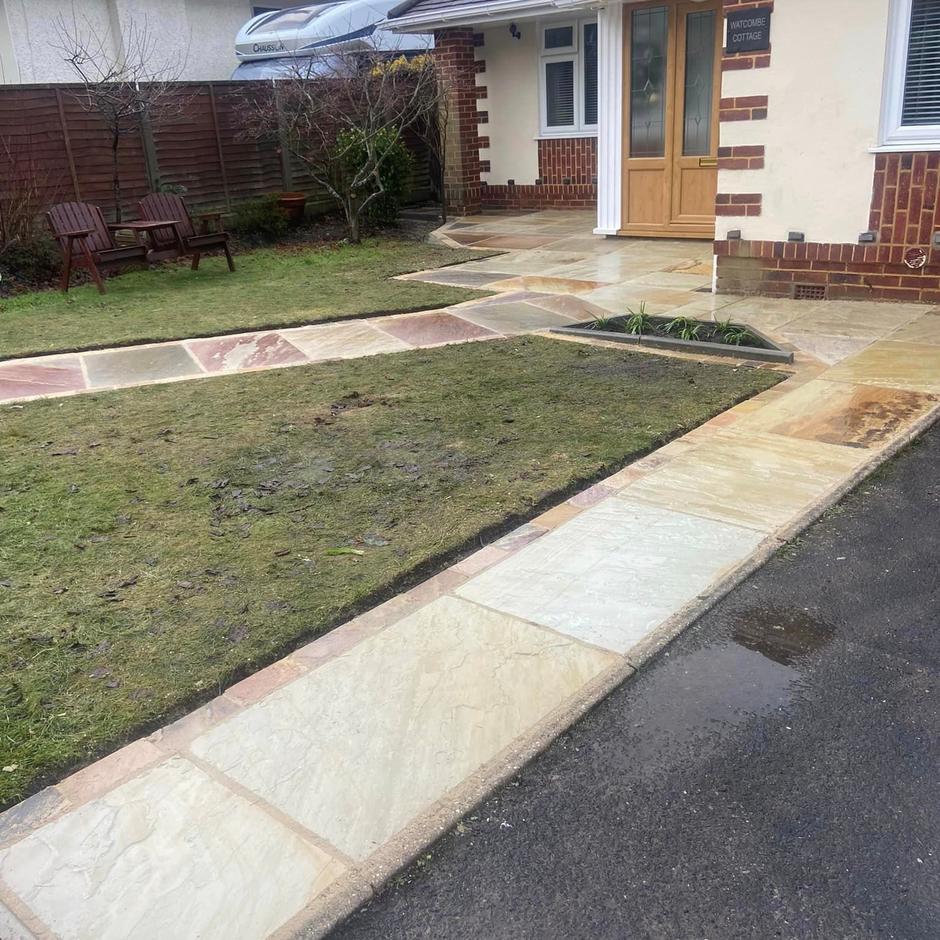 Fossil Sandstone Paving I Stone Zone & Landscaping Centre I South's ...