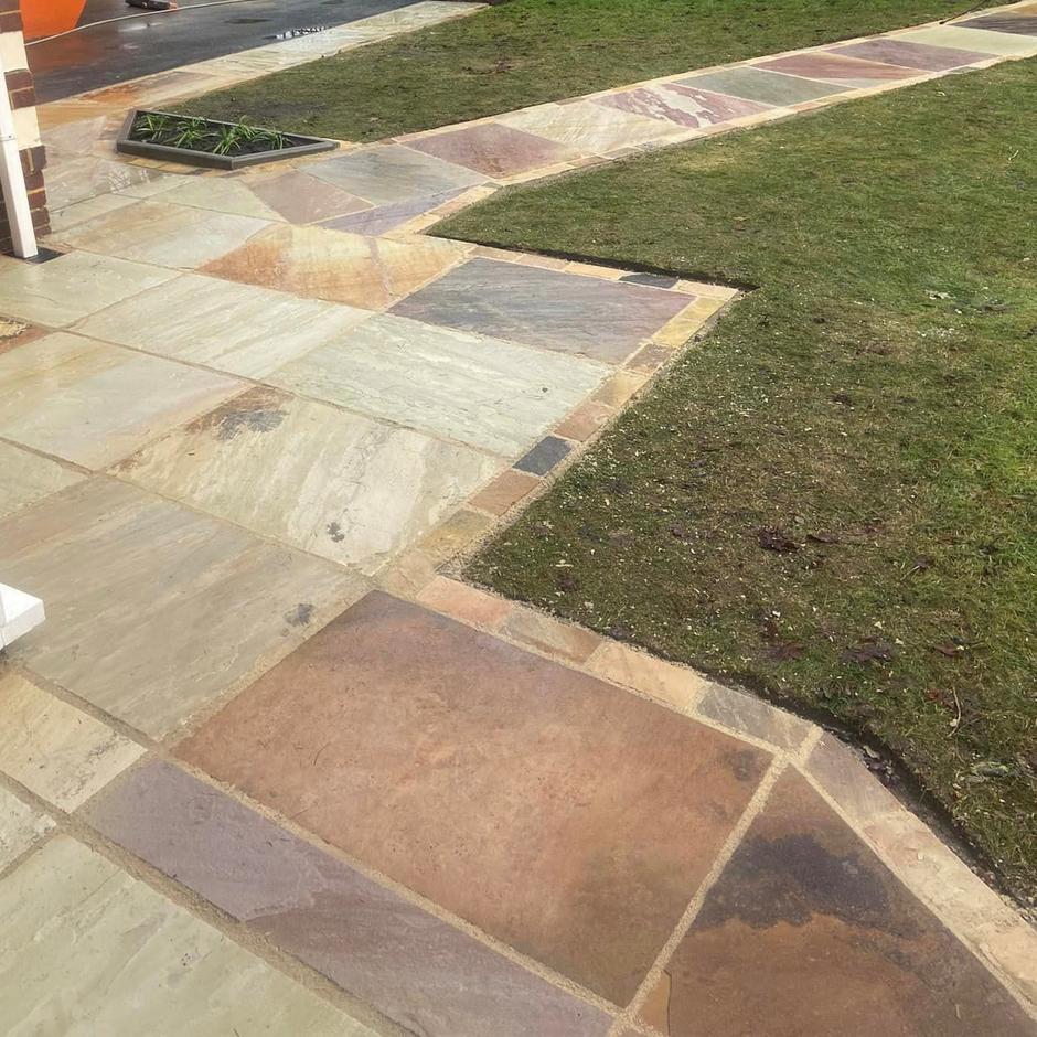 Fossil Sandstone Paving I Stone Zone & Landscaping Centre I South's ...