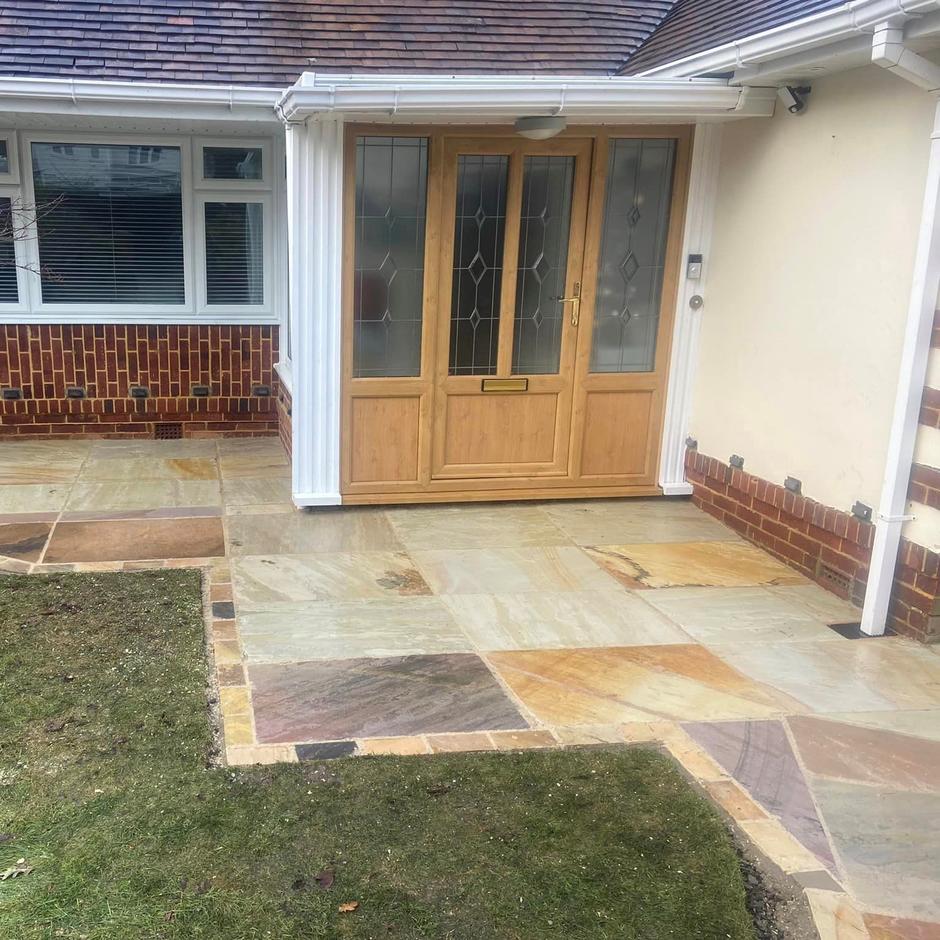 Fossil Sandstone Paving I Stone Zone & Landscaping Centre I South's ...