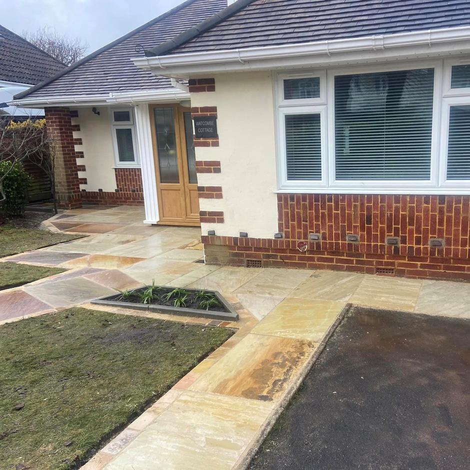 Fossil Sandstone Paving I Stone Zone & Landscaping Centre I South's ...