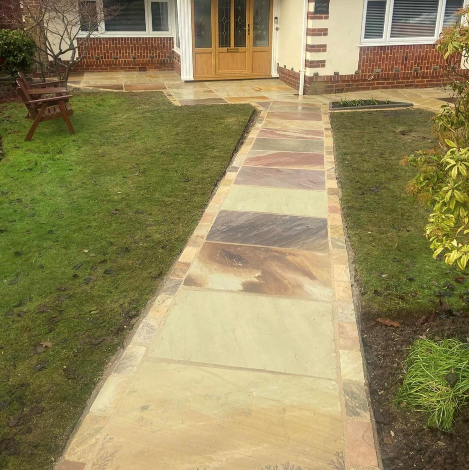 Fossil Sandstone Paving I Stone Zone & Landscaping Centre I South's ...