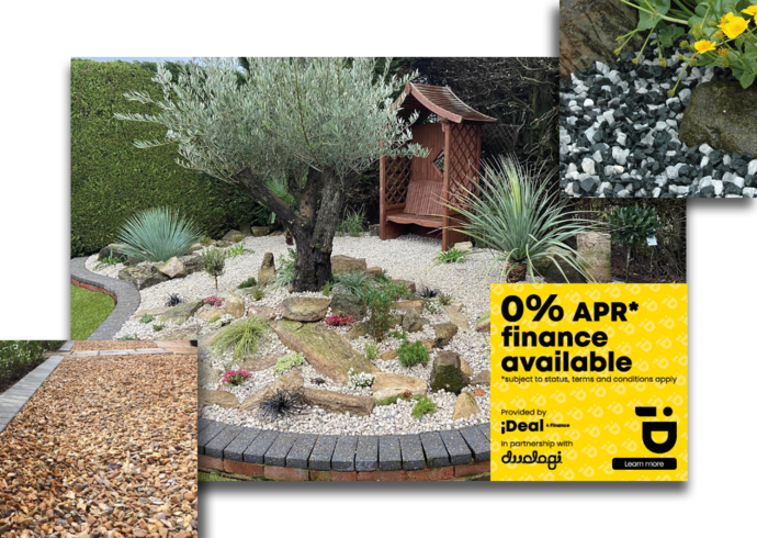 Decorative Slate Chippings Garden | Fasci Garden