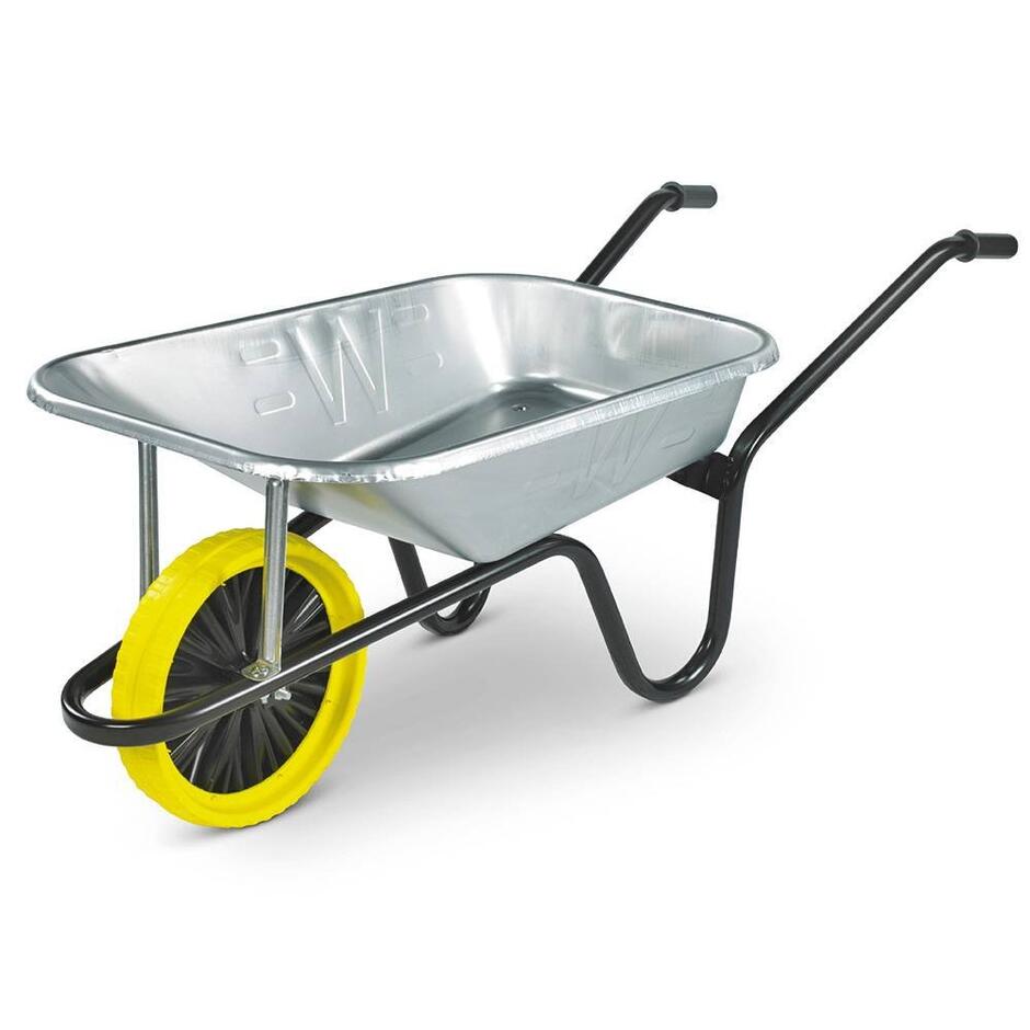 Contractor Wheelbarrow Galvanised 85L Stone Zone Landscaping Supplies