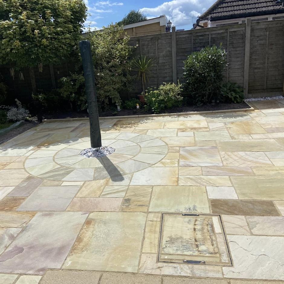 Golden Fossil Sandstone Paving | Stone Zone & Landscaping Supplies